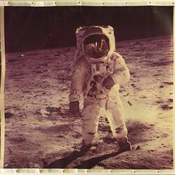 Transparency - Kodak Colorama, 'Apollo 11 Triptych', Moon Walk, 1960s-1980s