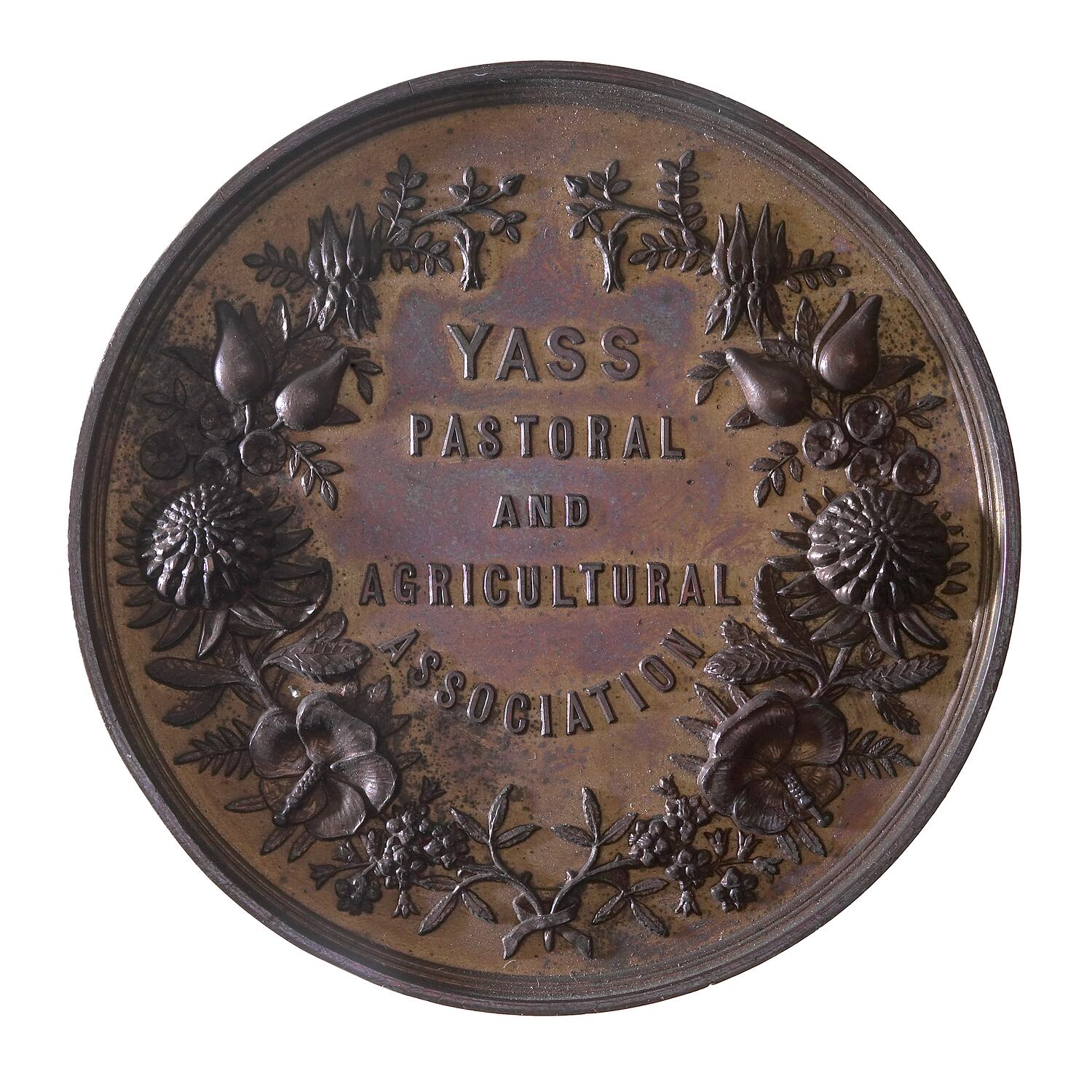 Medal - Yass Pastoral & Agricultural Association Prize, New South Wales ...