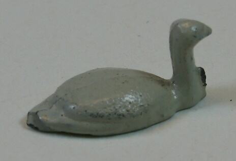 Toy Swan - Cygnet, Lead, White, 1950s