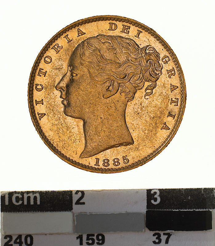 Coin - Sovereign, Victoria, Australia, 1885