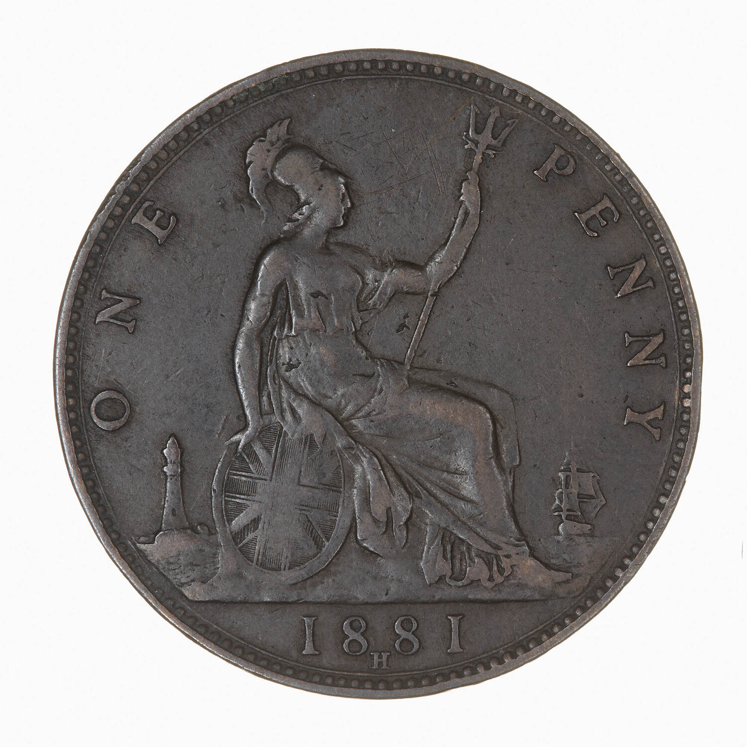 Coin - Penny, Queen Victoria, Great Britain, 1881