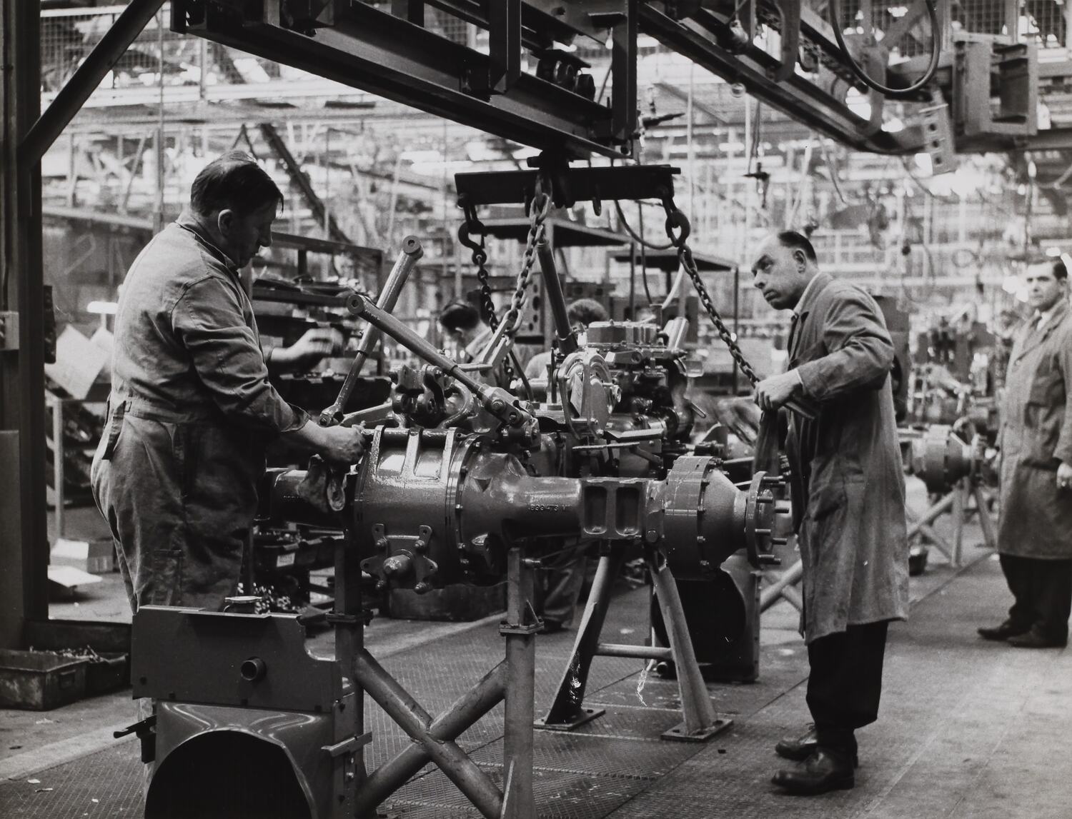Photograph - Massey Ferguson, Workers on Production Line, Banner Lane ...