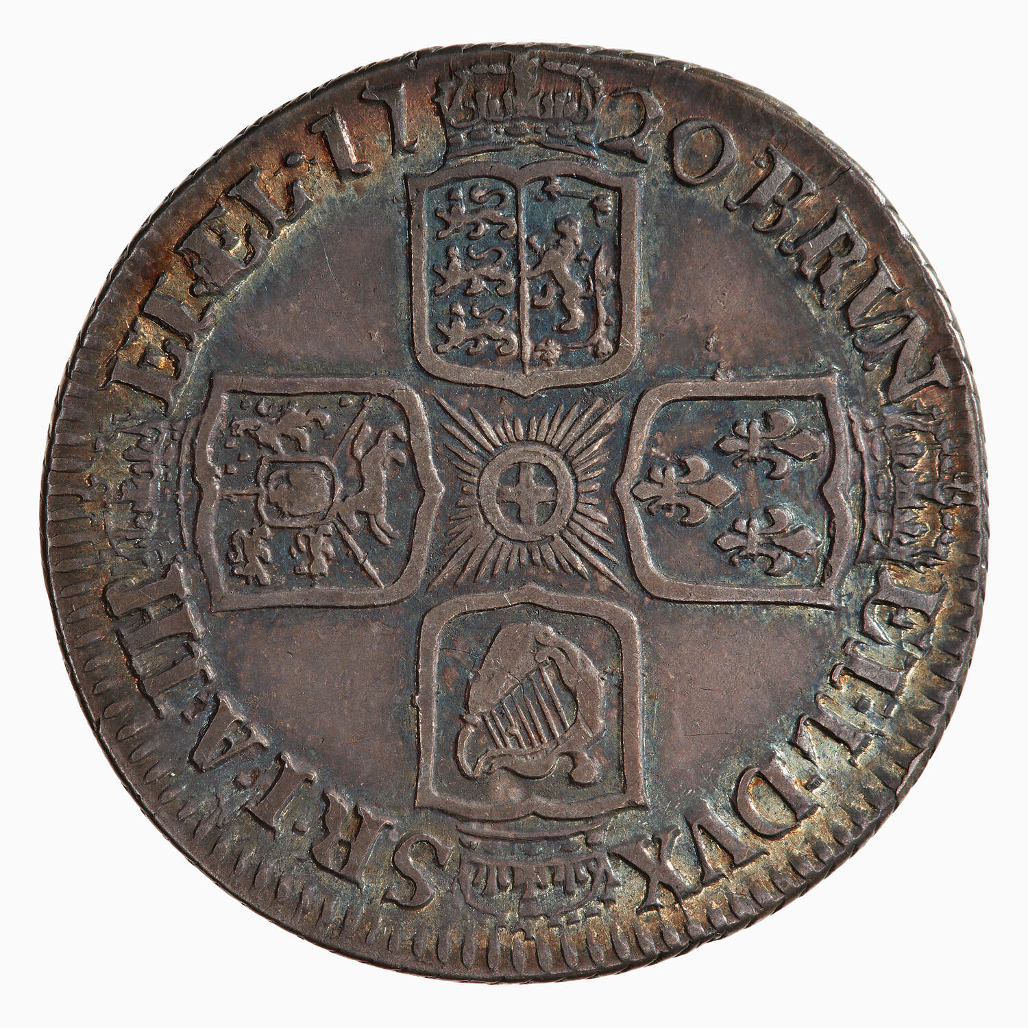 Coin - Shilling, George I, Great Britain, 1720