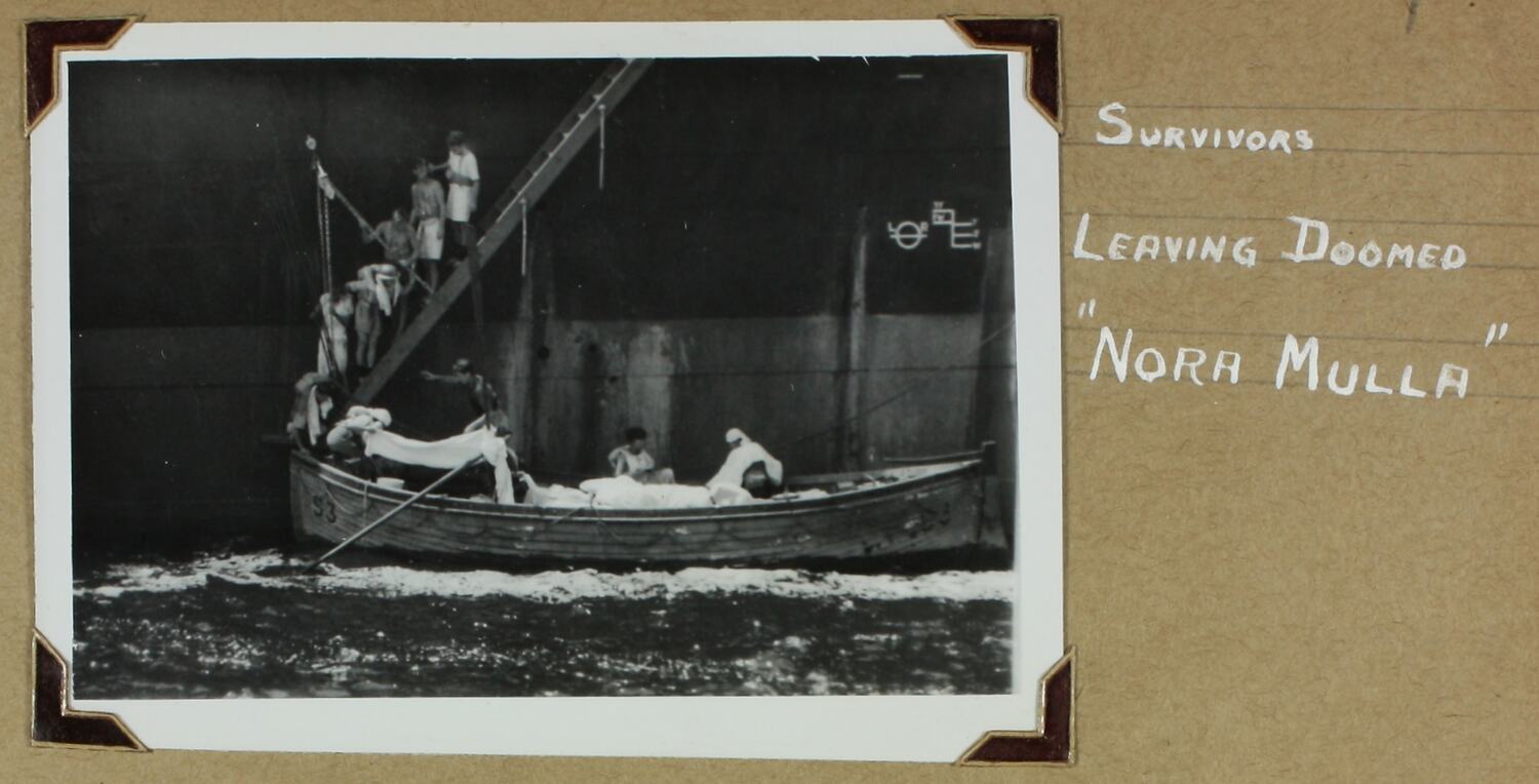 Photograph - Survivors Leaving SS Nora Mulla, Indonesia, World War II ...