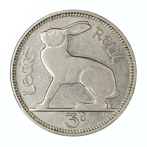 Coin - 3 Pence, Ireland, 1934