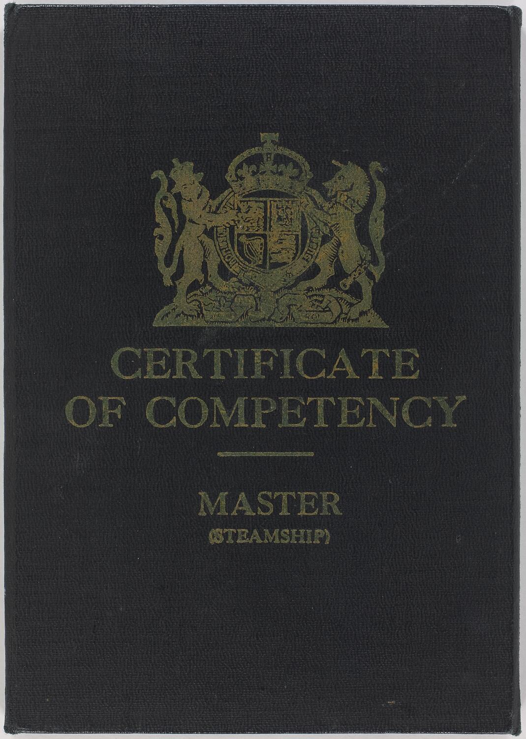 Certificate of Competency - Issued to Martin Spencer-Hogbin, Ministry ...