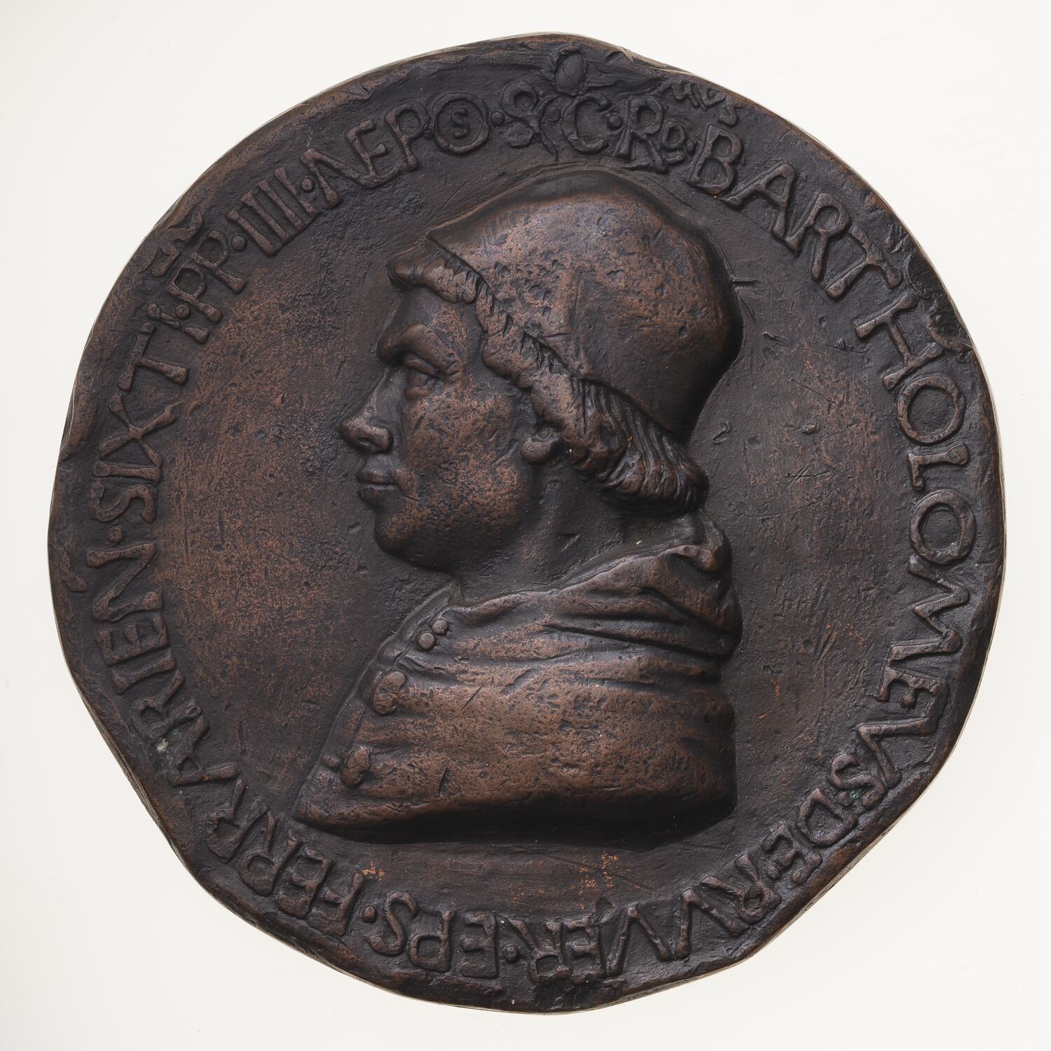 Electrotype Medal Replica - Cardinal Bartolommeo della Rovere, 1474