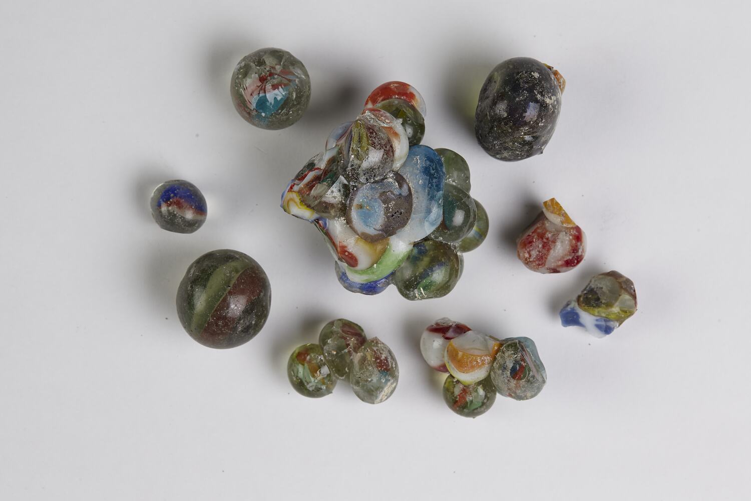 Loose Marbles - Bushfire Affected Artefact, Kinglake, 7 Feb 2009