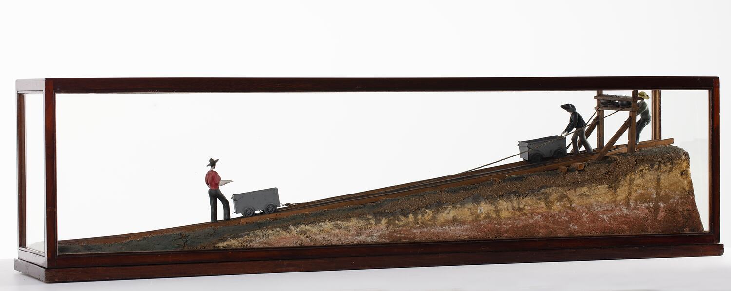 Tramway Model - Inclined Self Acting, Carl Nordstrom, 1858