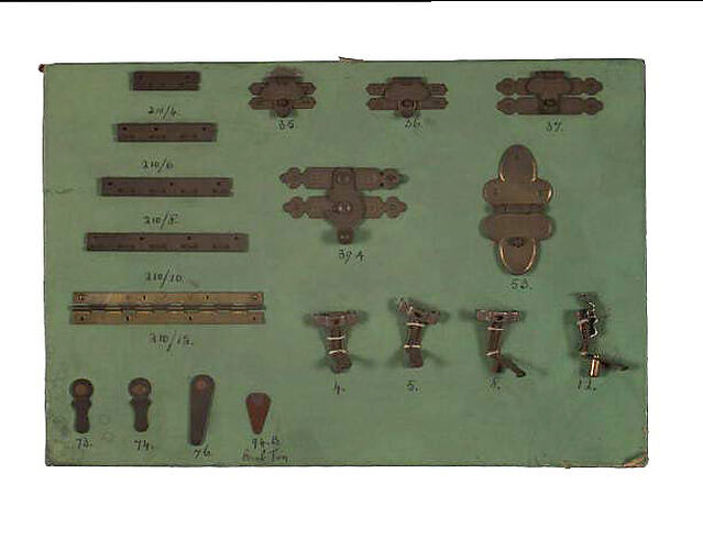 Handbag Clasps - Carded Samples, 1930s