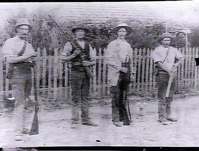 Negative - Duck Hunters, Ararat, Victoria, 1890