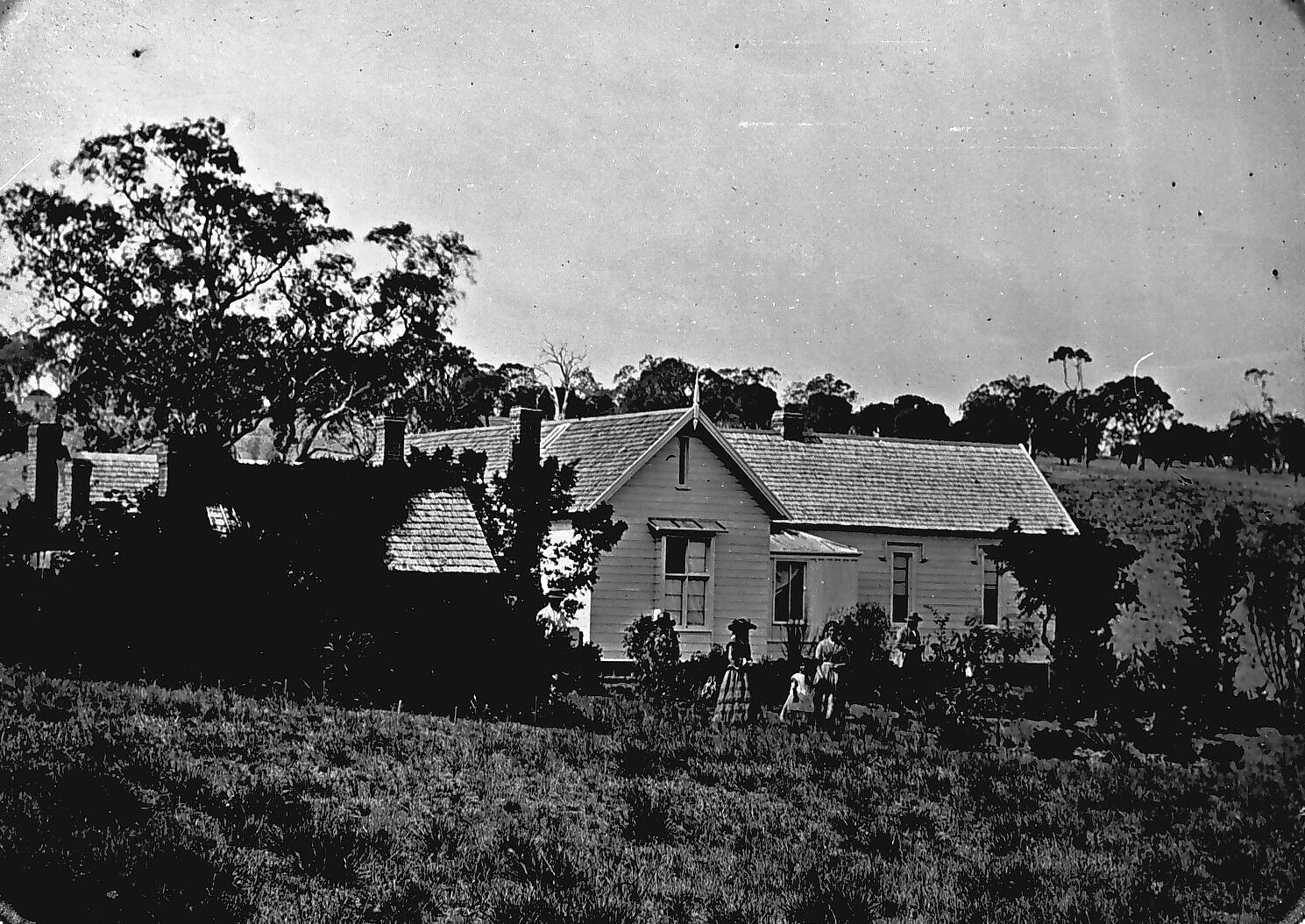 Negative - 'Warrock' Station, Casterton District, Victoria, circa 1865