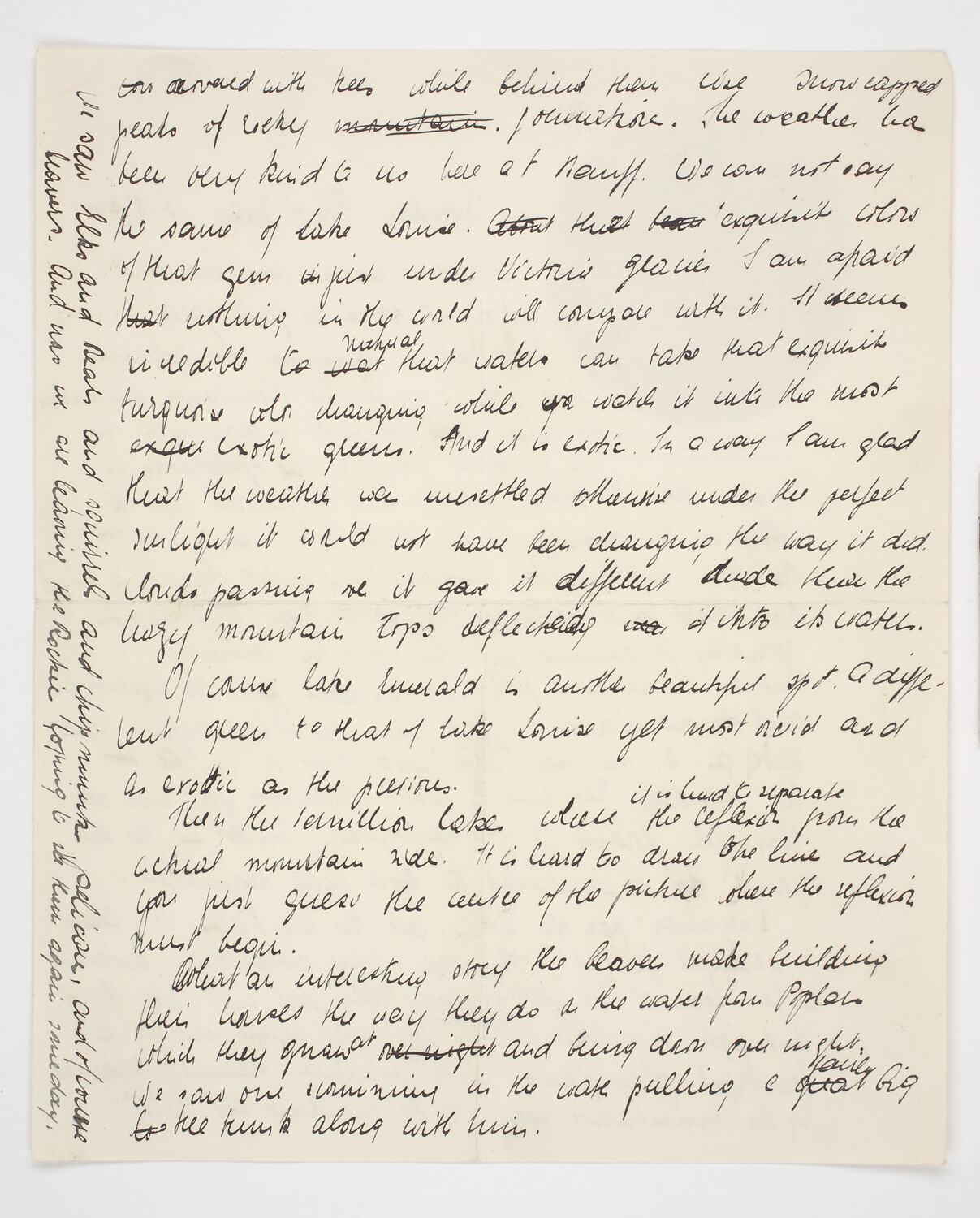 Letter - Lili Sigalas, Banff, Canada, 9 Jul 1939