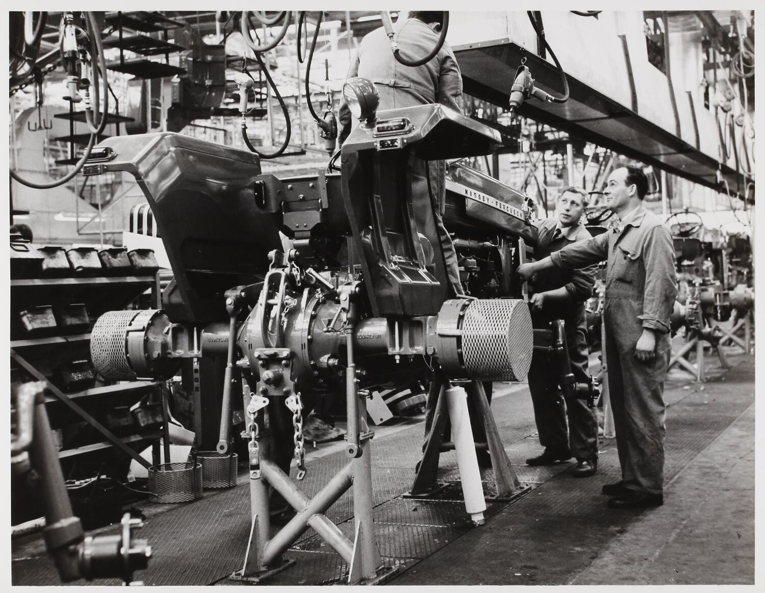 Photograph - Massey Ferguson, Workers on Assembly Line, Banner Lane ...