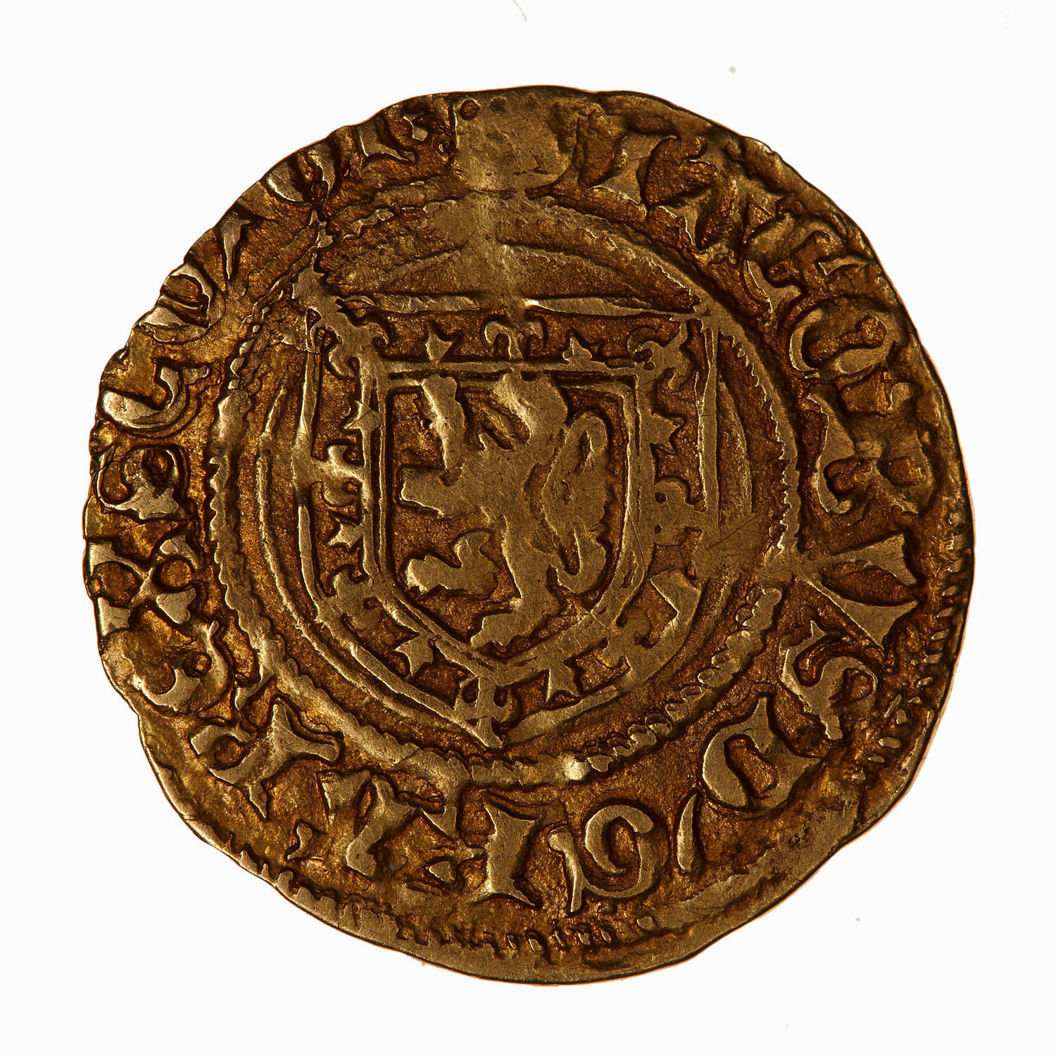 Coin - 1/2 Lion, James II, Scotland, 1451-1460