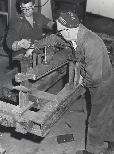 Photograph - Massey Ferguson, Welding Jig, Sunshine, Victoria, circa 1968