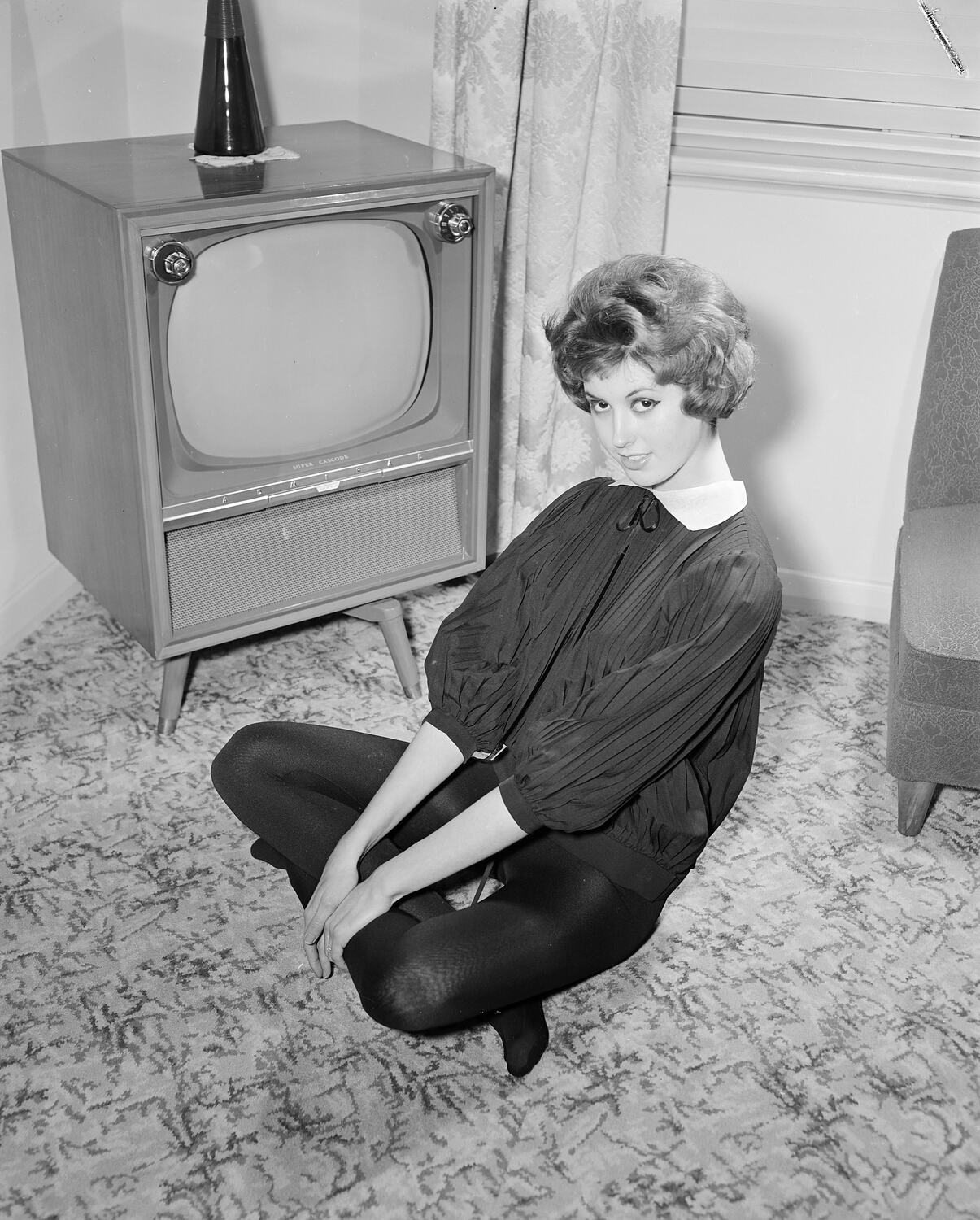 Negative - Imperial Chemical Industries, Woman Modelling 'Terylene ...