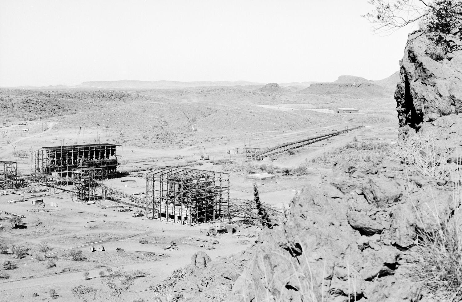 Negative, original. Paraburdoo, Pilbara, Western Australia, Australia. 1965