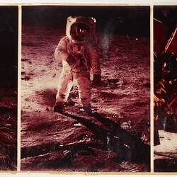 Transparency - Kodak Colorama, 'Apollo 11 Triptych', Moon Walk, 1960s-1980s