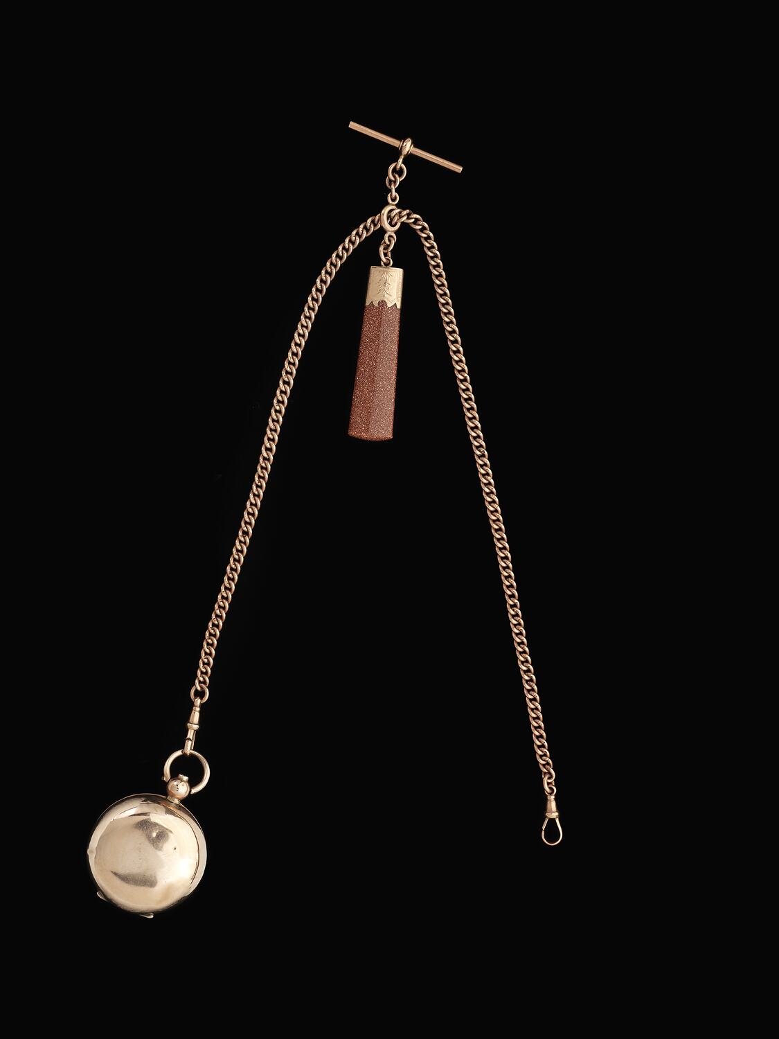 Fob Chain - Joseph Lawrence, Goldstone Fob & Sovereign Case, Melbourne ...
