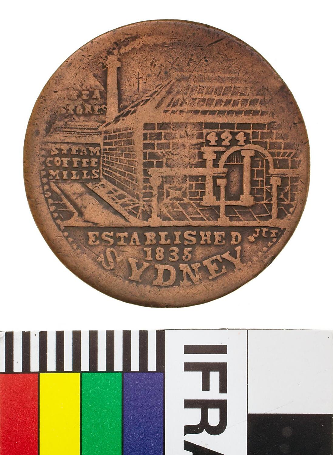 Token - 1 Penny, Tea Stores, Sydney, New South Wales, Australia, 1853