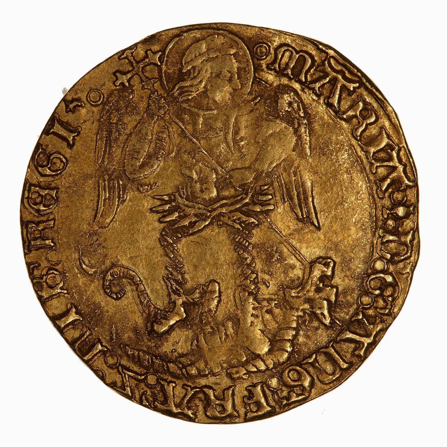 Coin - Angel, Mary, England, Great Britain, 1553-1554