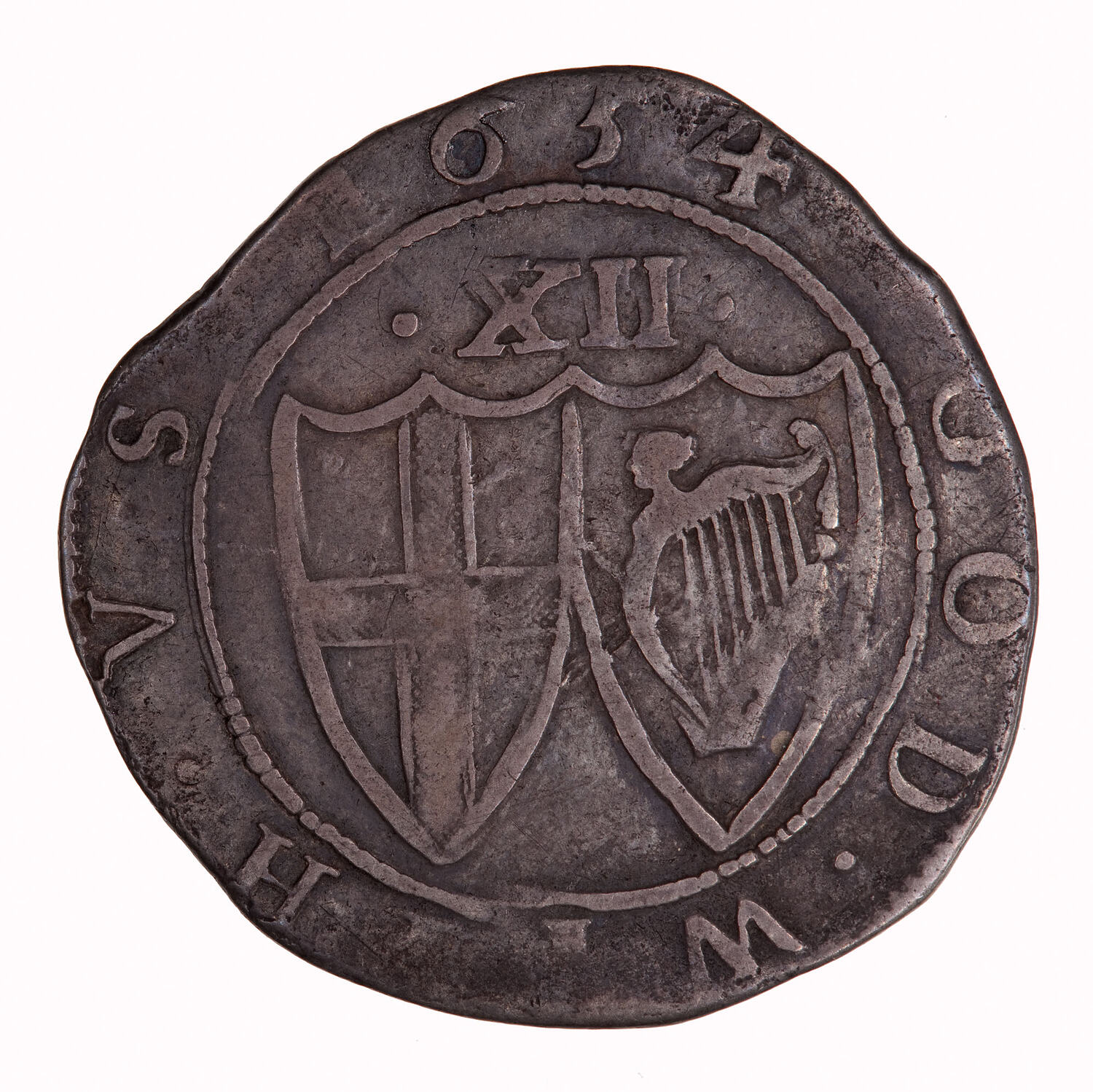 Coin - Shilling, Commonwealth of England, Great Britain, 1654