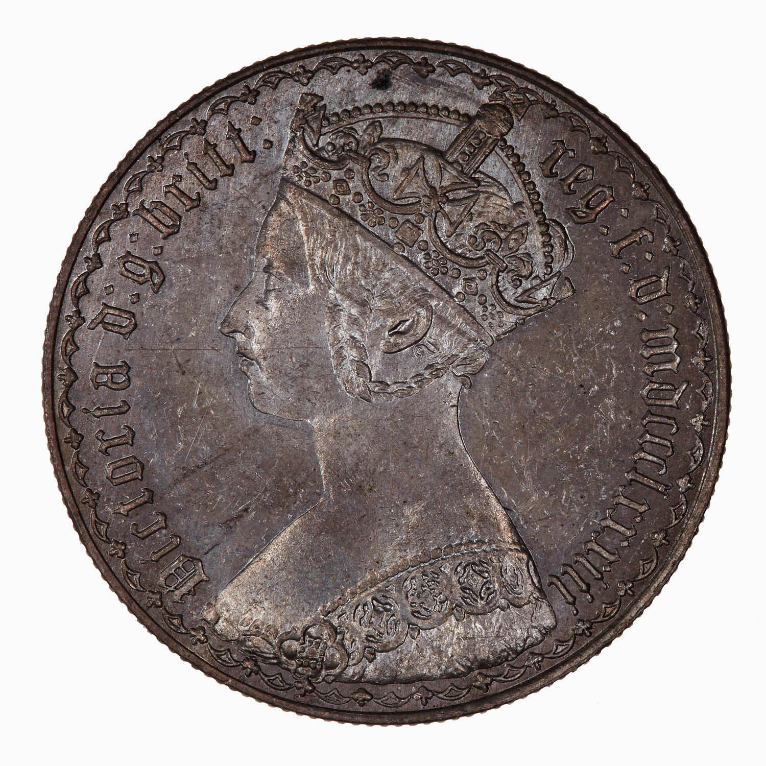 Coin - Florin, Queen Victoria, Great Britain, 1883