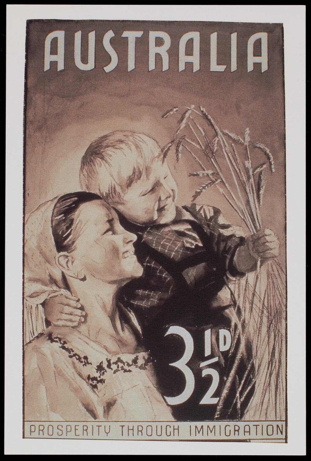 Postcard - Australia: Prosperity Through Immigration, Immigration ...