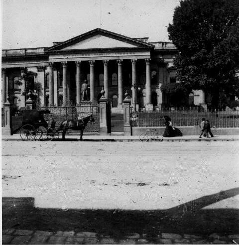 Photograph - Melbourne Public Library Facade, Melbourne, Victoria ...