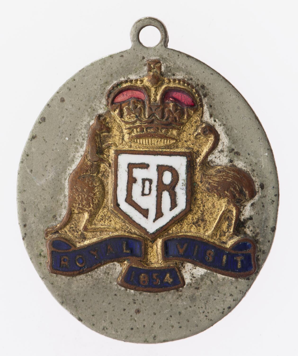 Fob - Royal Visit of Queen Elizabeth II, Australia, 1854 (sic)