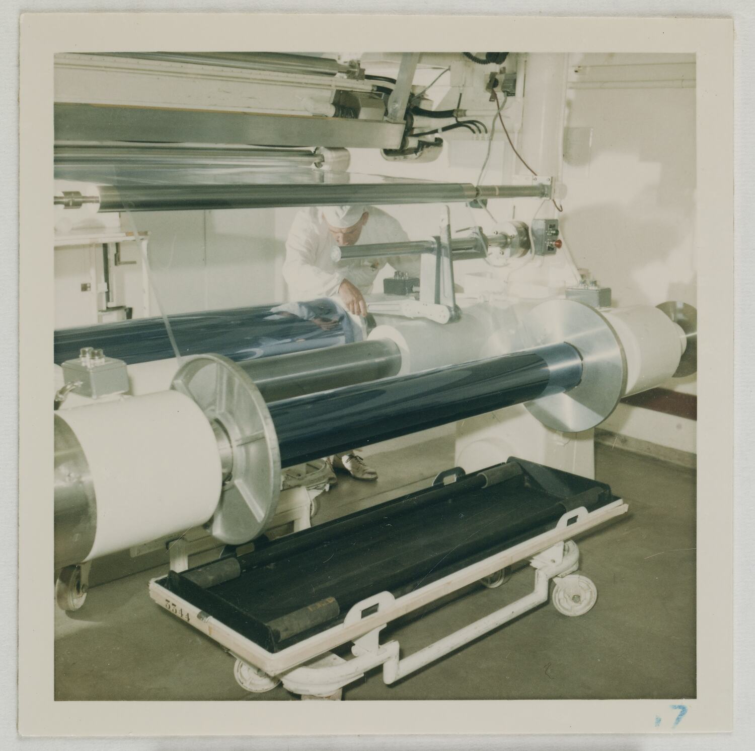 Photograph - X-Ray Film on Unwind End of Coating Machine, Kodak Factory ...