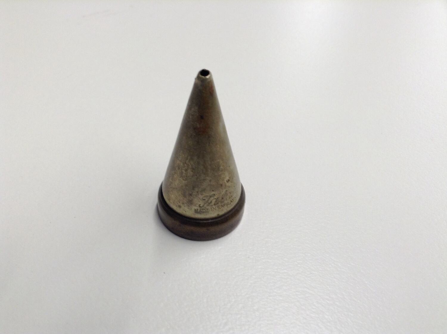 Nozzle - Cake Icing Piper, Metal, England, circa 1940s