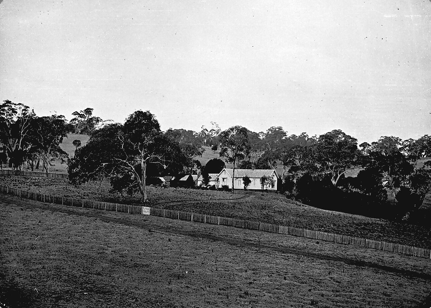 Negative - Farmhouse at 'Warrock' Station, Casterton District, Victoria ...