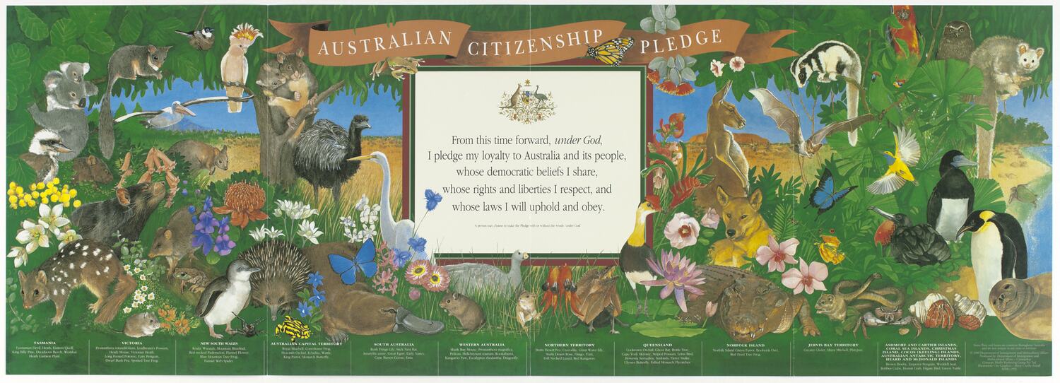Pledge Poster - Information Pack, Australian Citizenship, Department of ...