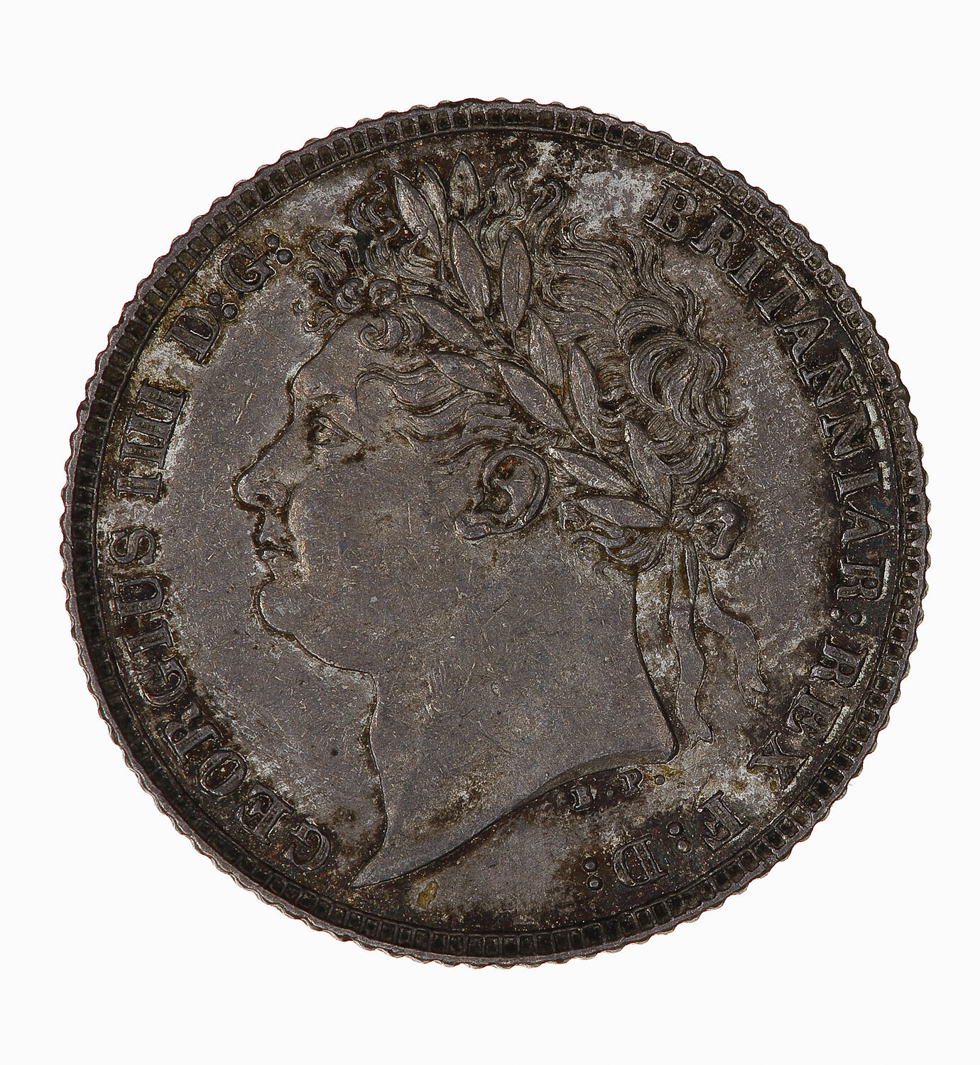 Coin - Sixpence, George IV, Great Britain, 1821