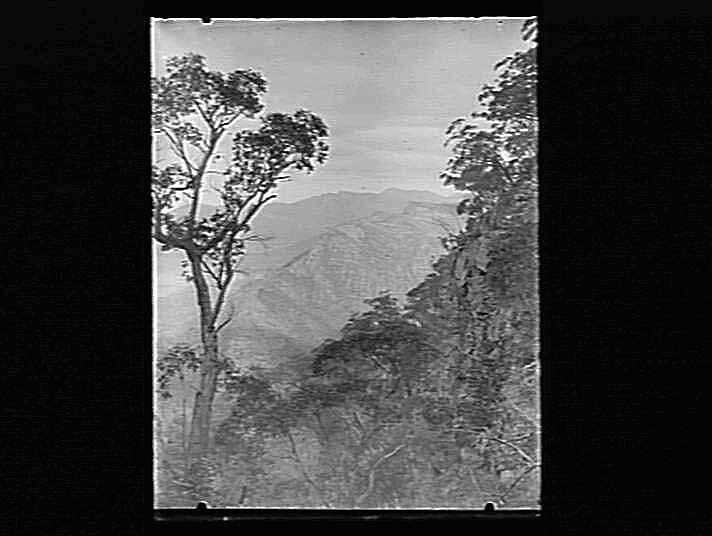 Glass Negative - Landscape, by A.J. Campbell, The Grampians, Victoria, 1910