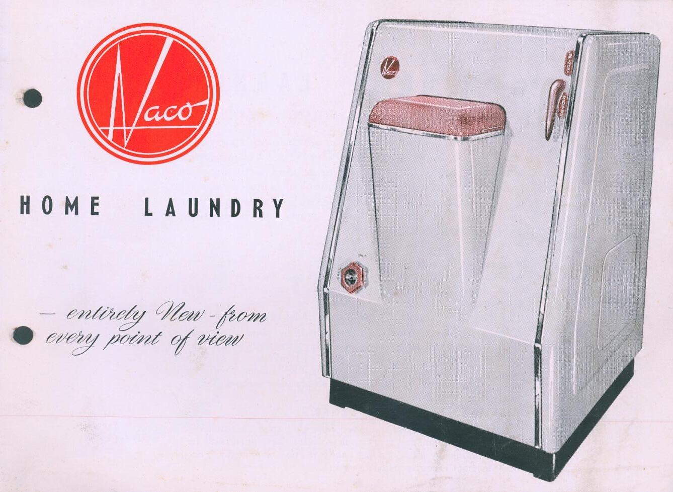 Publicity Brochure - N. V. Appleton Pty Ltd, Naco Washing Machine ...