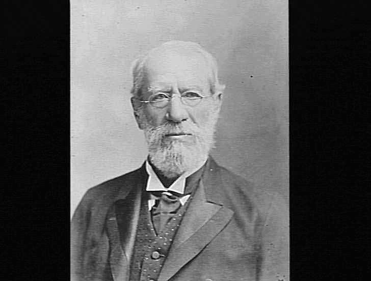 Negative - Portrait of Robert Ellery, Government Astronomer, circa 1880s