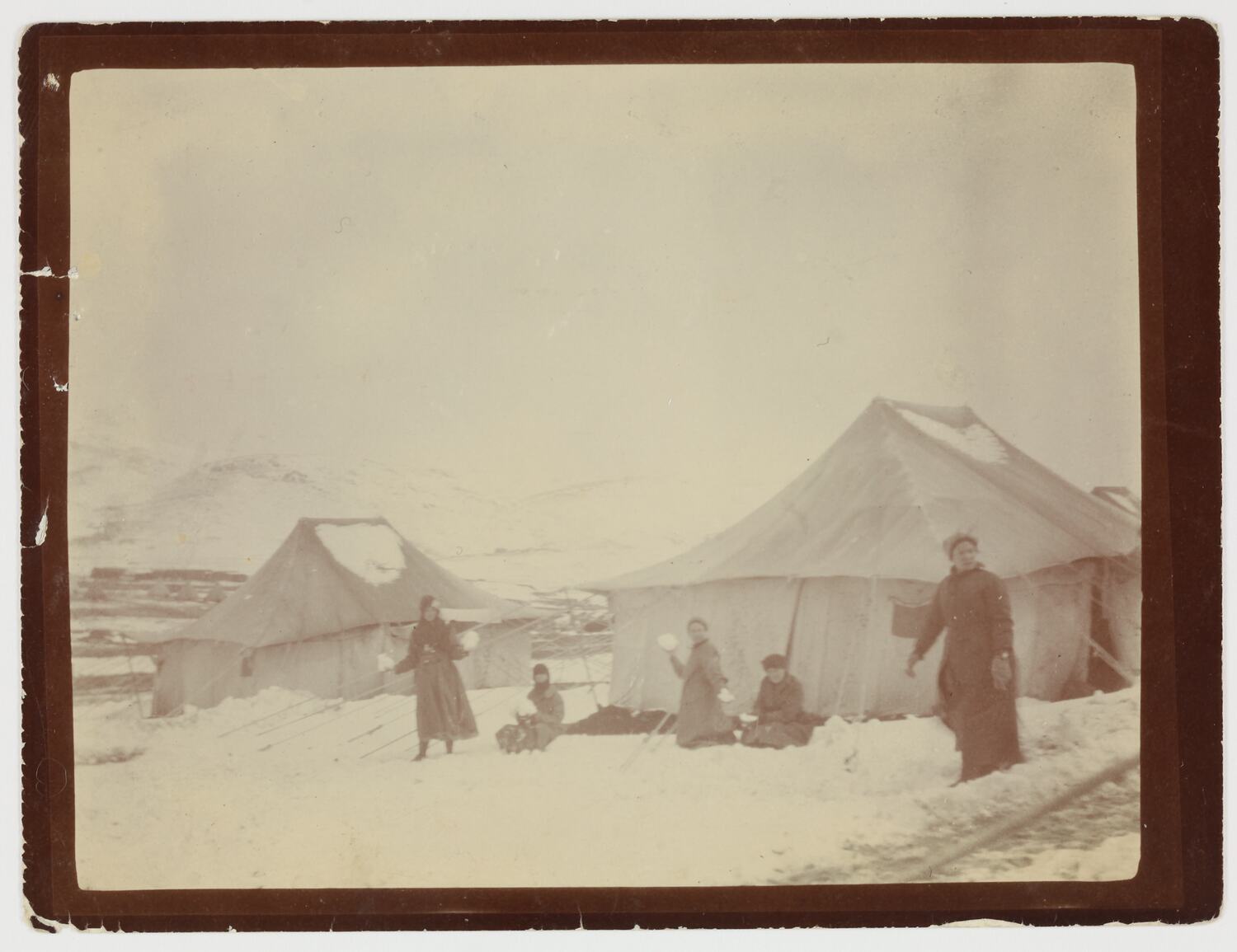 Photograph - Nurse with Tents, Salonica, Greece, Nurse A. E. Williams ...