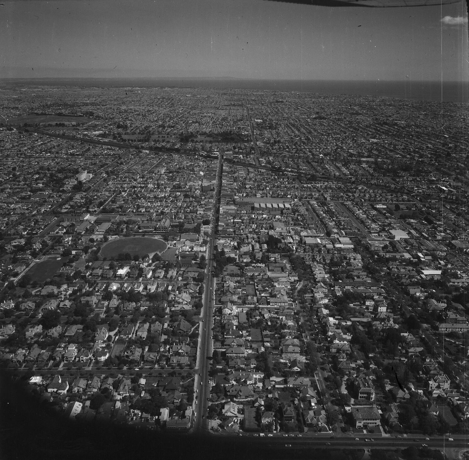 Negative - Aerial View of Malvern, Victoria, circa 1960-1970