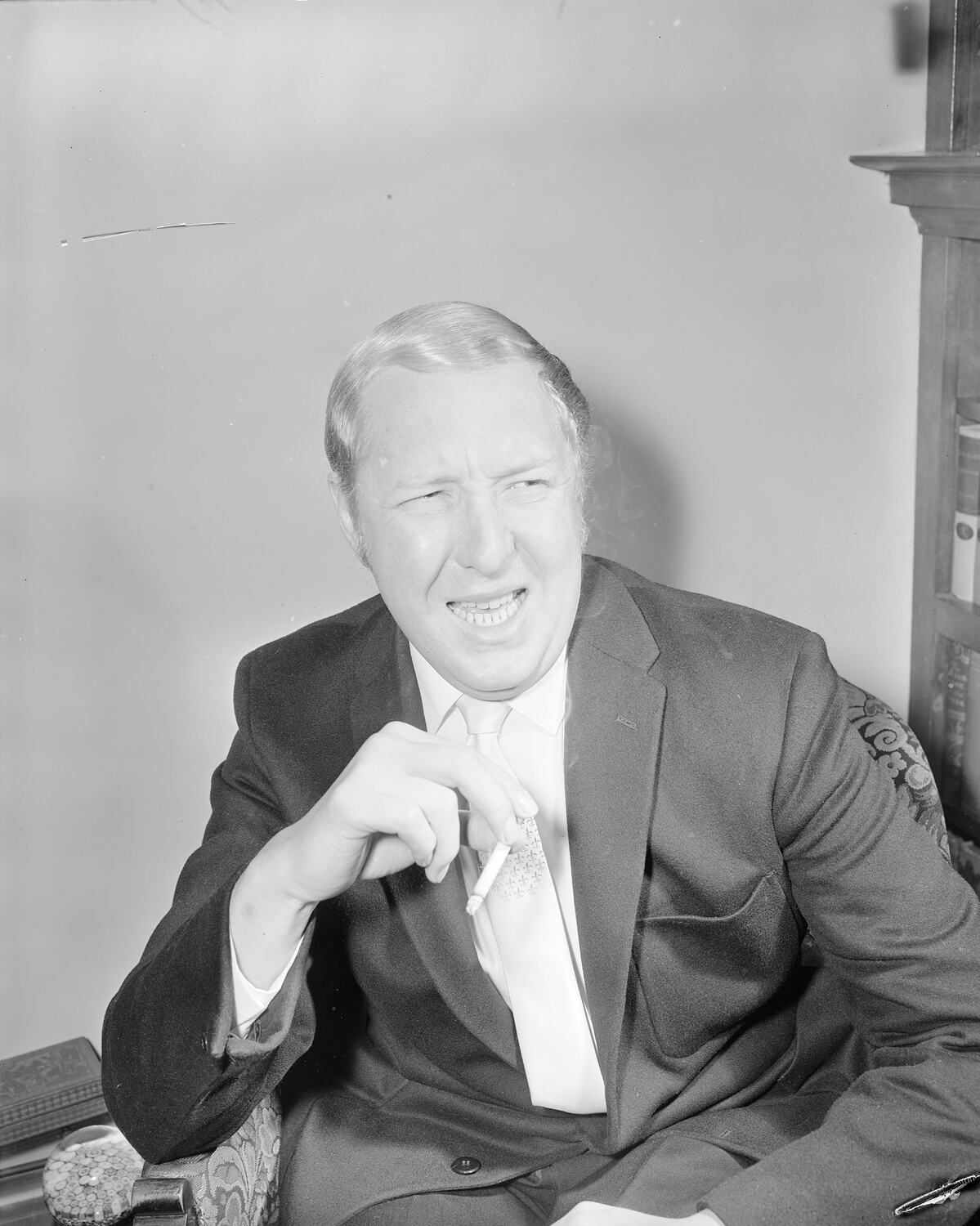 Negative - Southdown Press, Portrait of Frank Thring, Toorak, Victoria ...