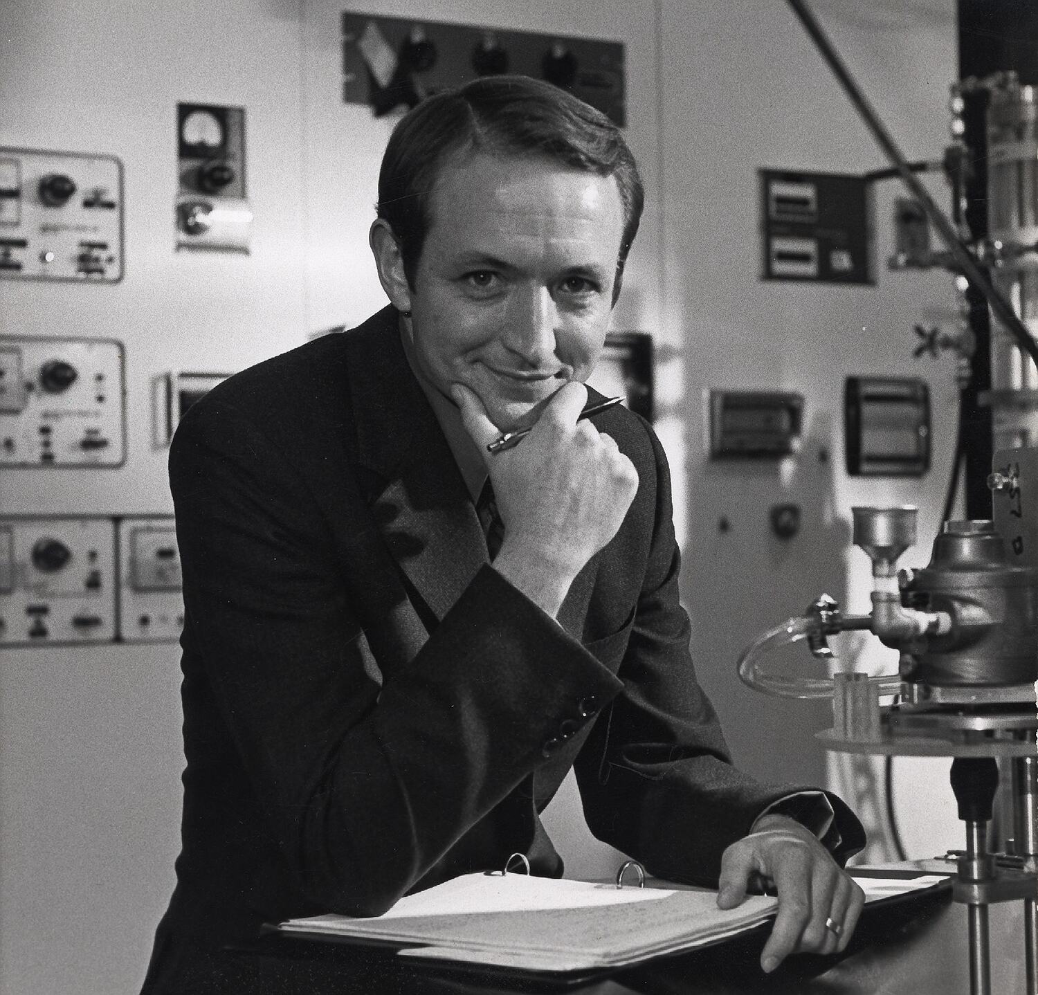 Photograph - Peter Harvey at Kodak Park, Rochester, 1971