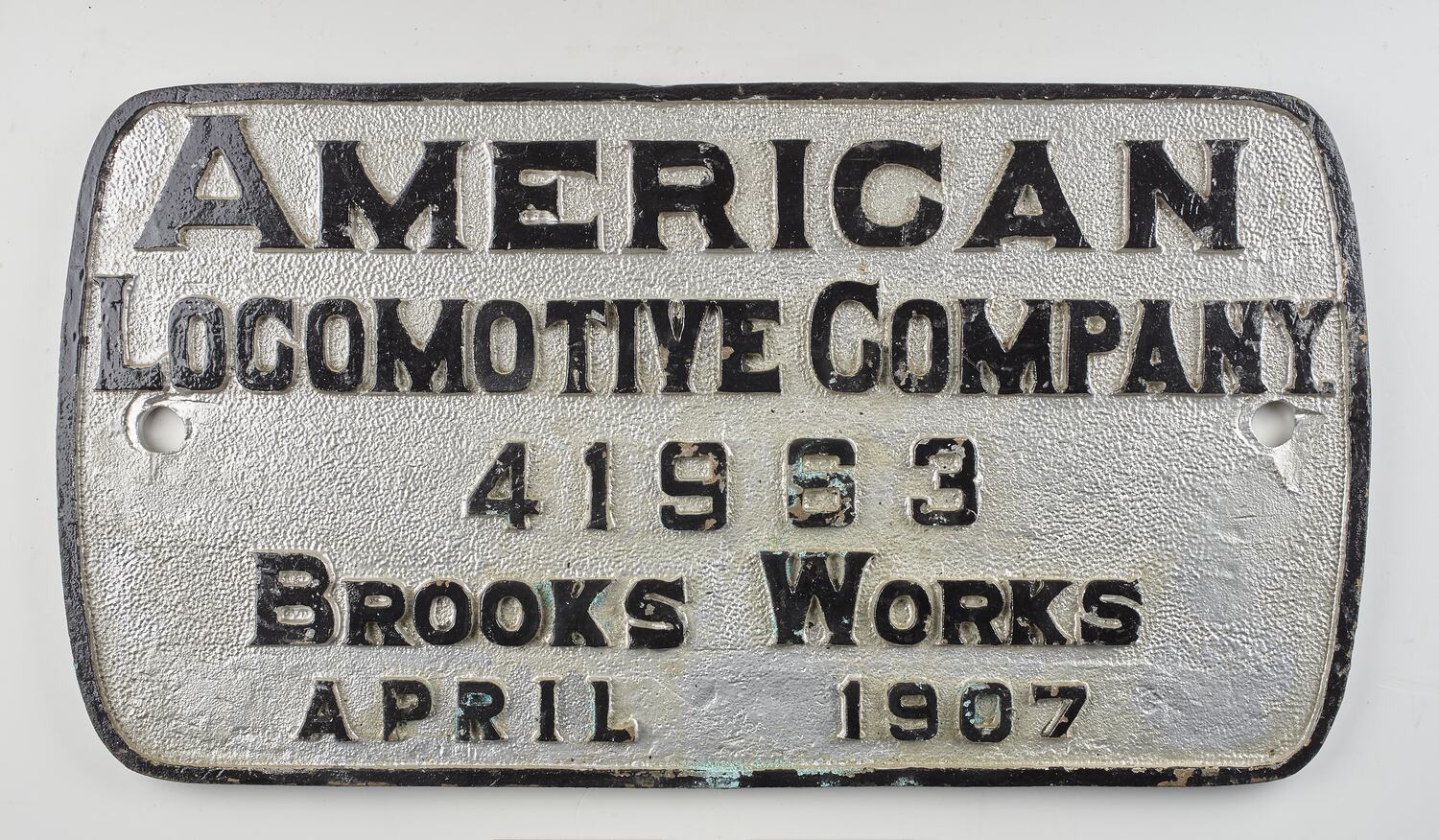Locomotive Builders Plate - American Locomotive Co., Brooks Works ...