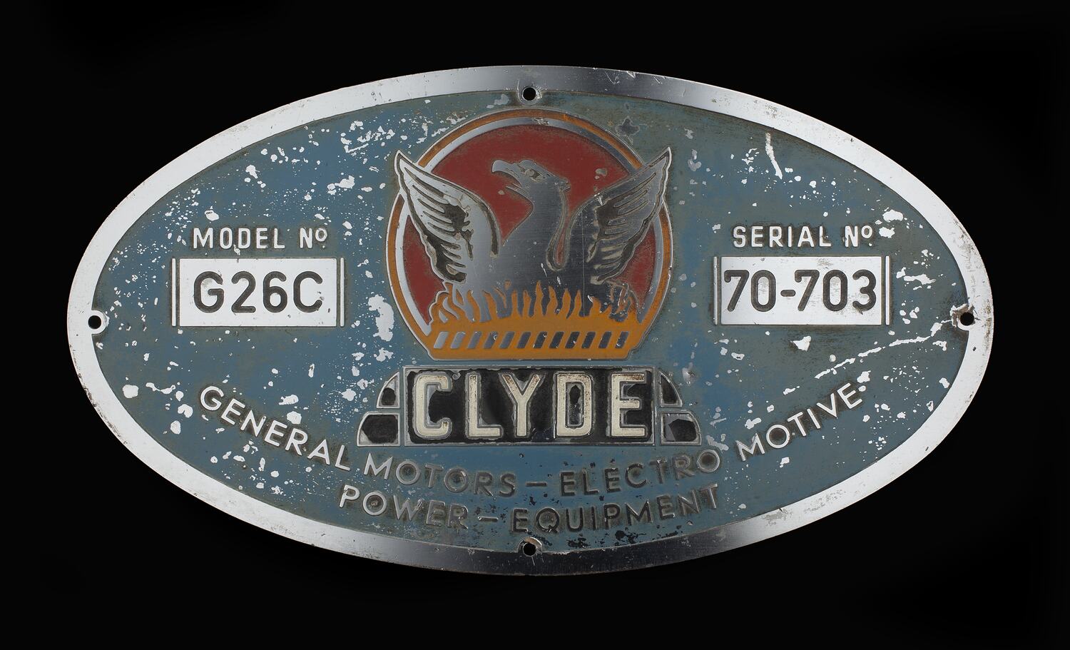 Locomotive Builders Plate - Clyde Engineering Co. Ltd., Granville Works ...