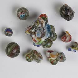 Loose Marbles - Bushfire Affected Artefact, Kinglake, 7 Feb 2009