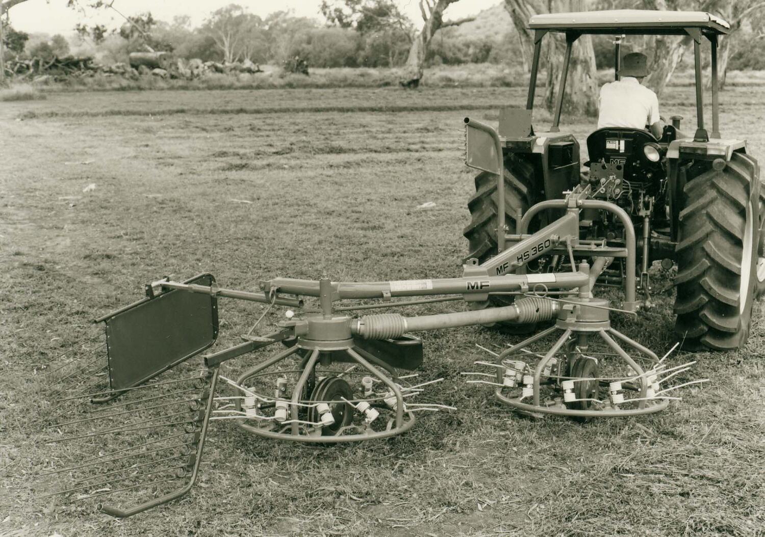 Photograph - Massey Ferguson, Rotary Hay Rake, circa 1980