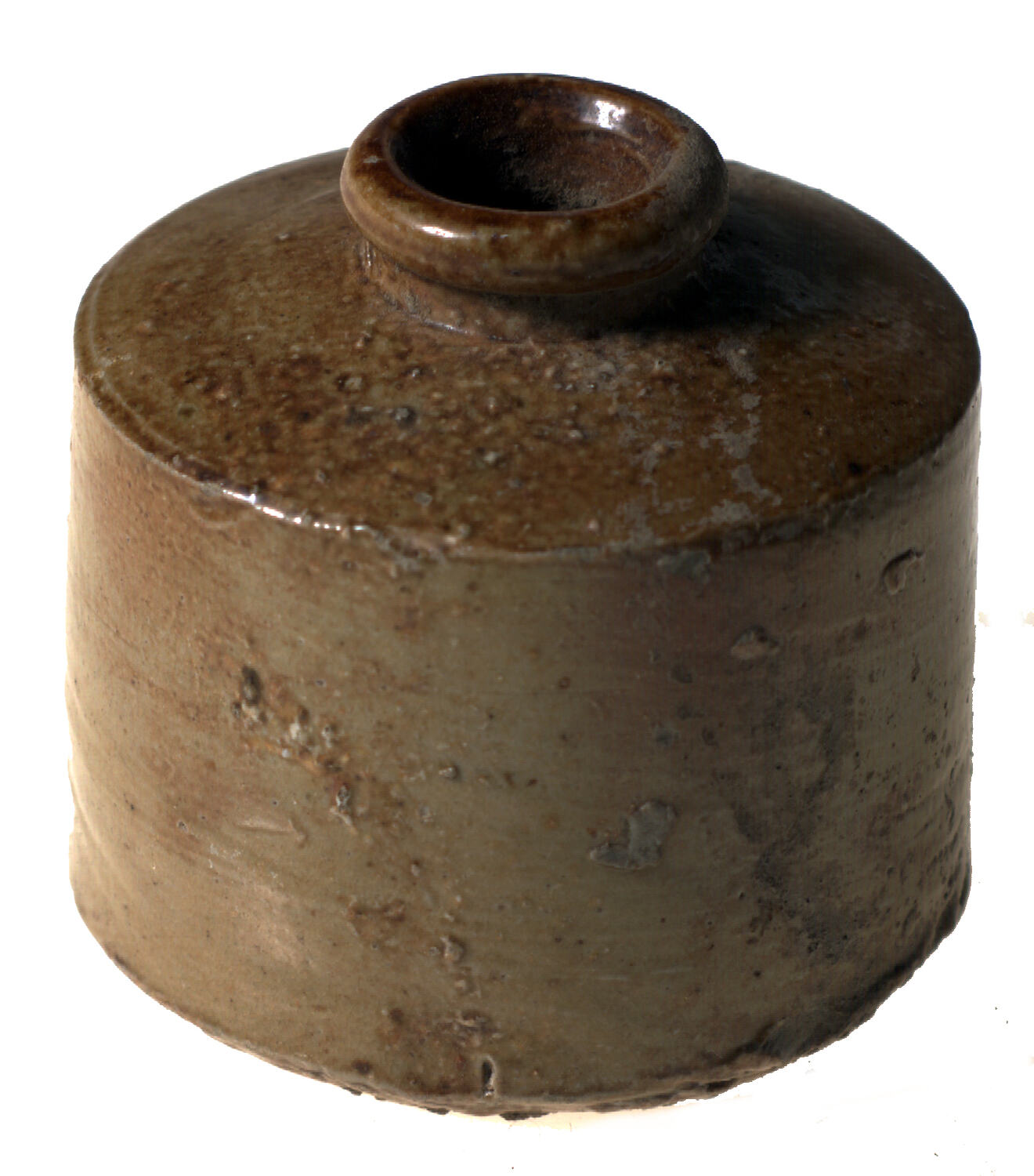 Penny Ink Well - Ceramic, circa 1880