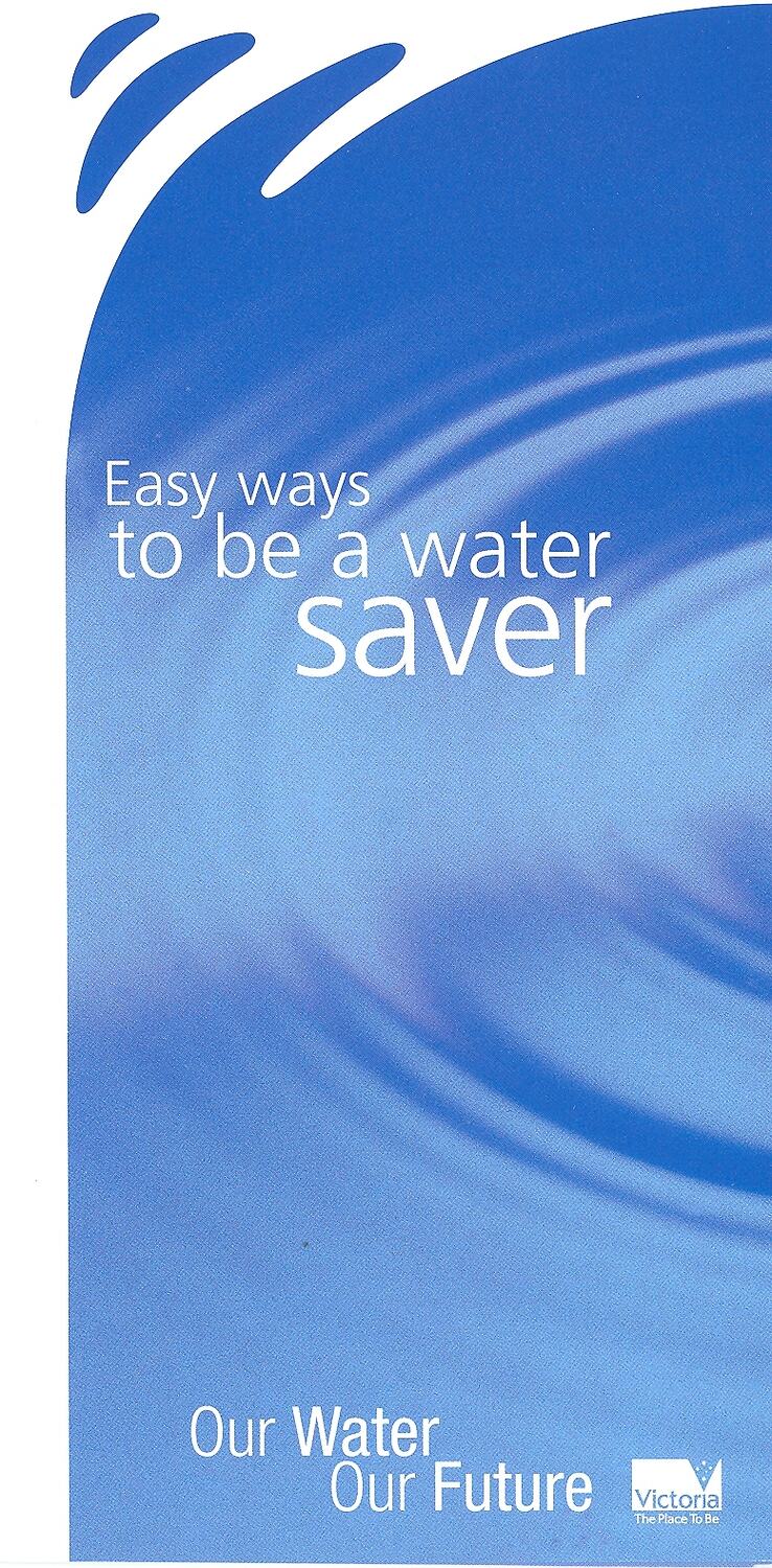 Brochure - 'Easy ways to be a water saver', Victorian Government ...