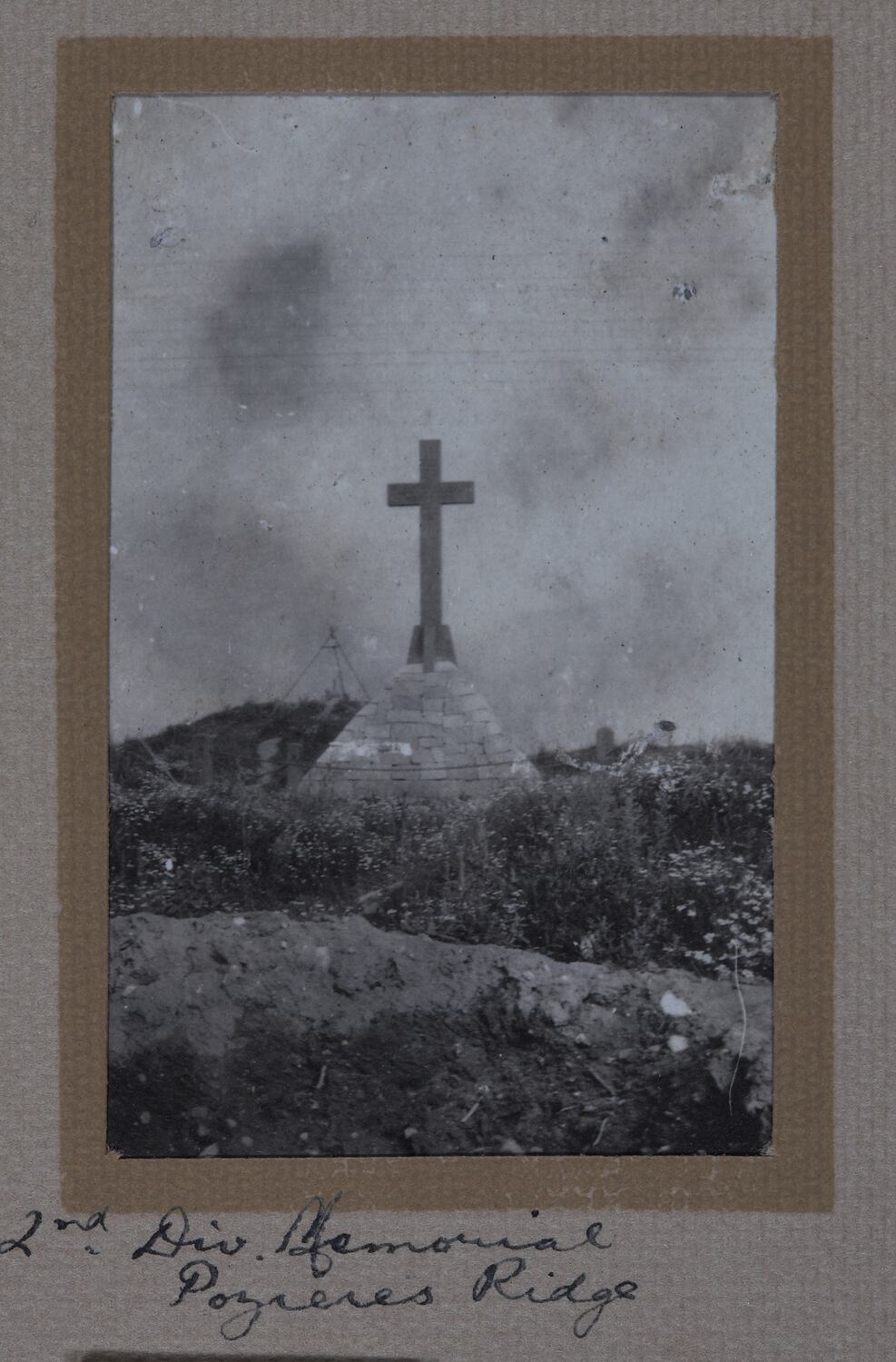Photograph - '2nd Div. Memorial, Pozieres Ridge', Sergeant Major G.P ...